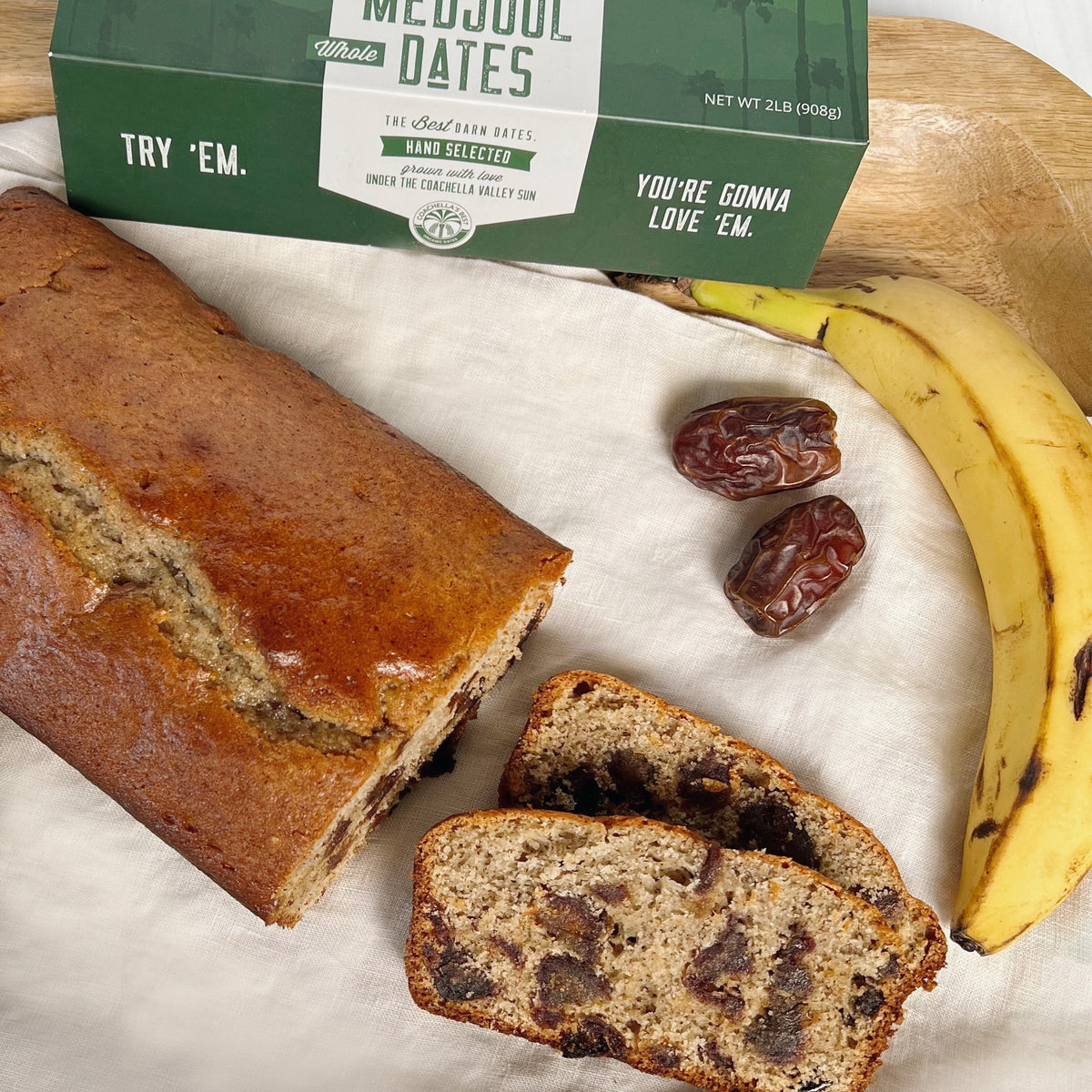 Banana Date Bread – Coachella's Best Organic Dates