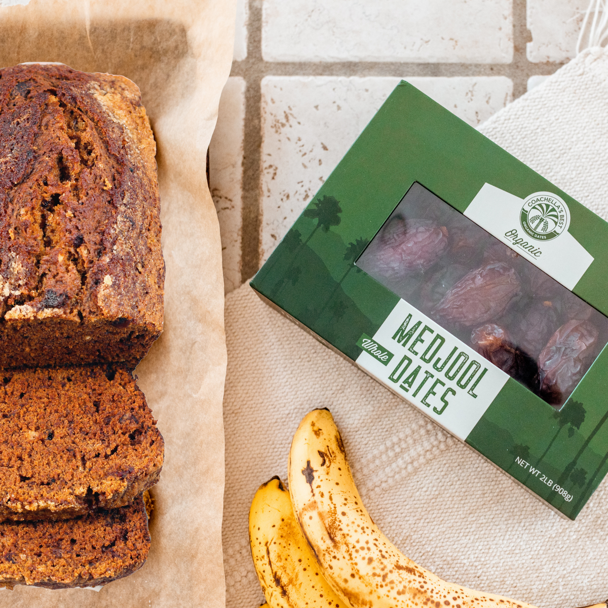 The Best Darn Date Nut Bread – Coachella's Best Organic Dates