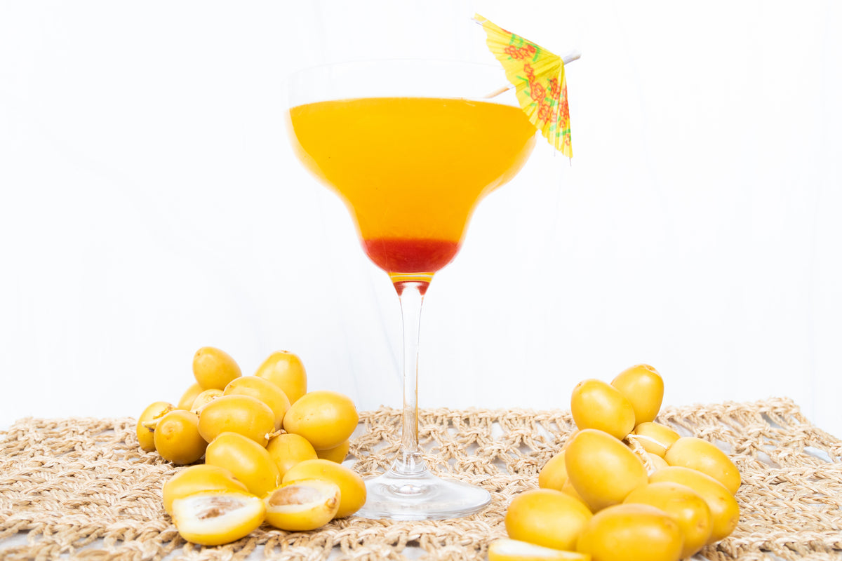 Yellow Barhi Sunset Cocktail | Yellow Barhi Recipe