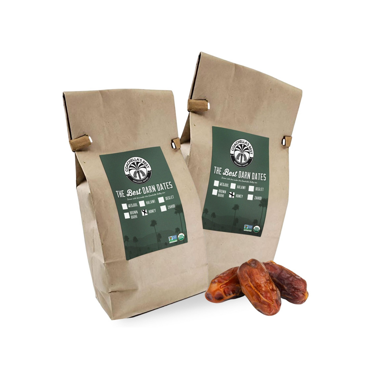 Organic Honey Date Snack Packs | Coachella's Best Dates